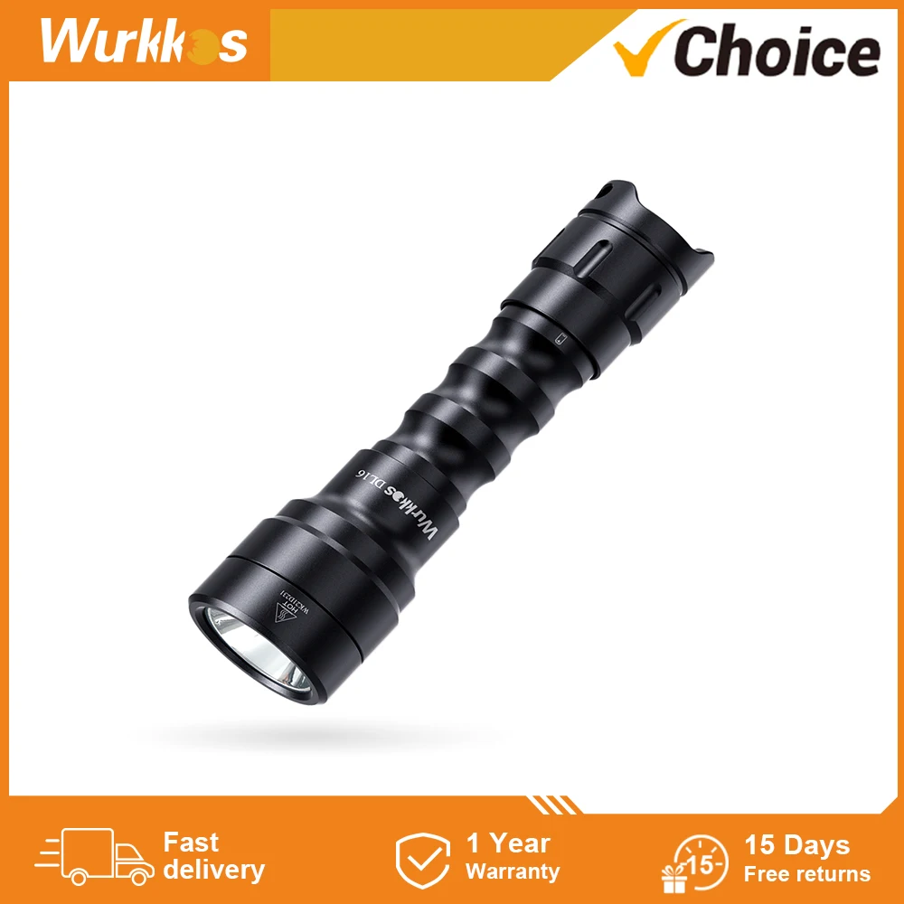 Wurkkos-DL16-Powerful-Professional-Diving-Flashlight-IP68-Waterproof ...