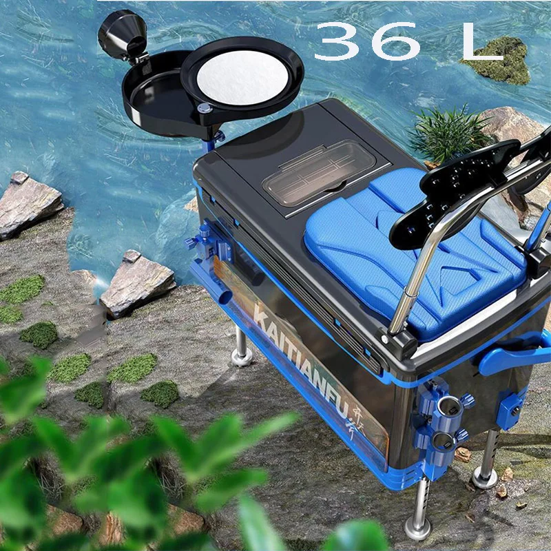 36-L-Multifunctional-Fishing-Cooler-Box-Fishing-Ice-Box-Four-legged ...