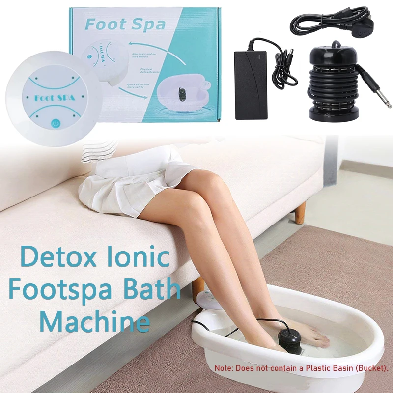 Detox Ionic Foot Spa Bath Machines Vibration Massage Care Arrays Aqua ...