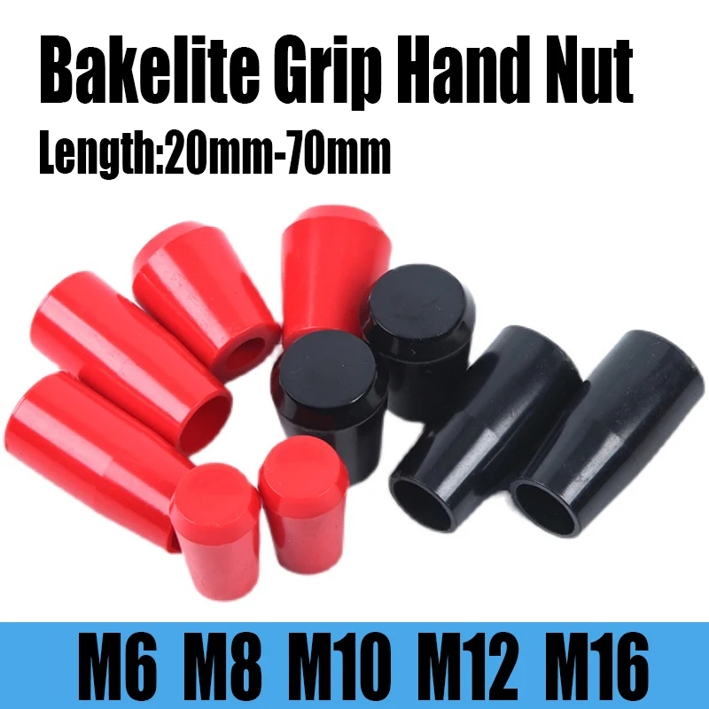 2PCS M6 M8 M10 M12 M16 Bakelite Grip Hand Nut 20mm-70mm Machine Tool ...