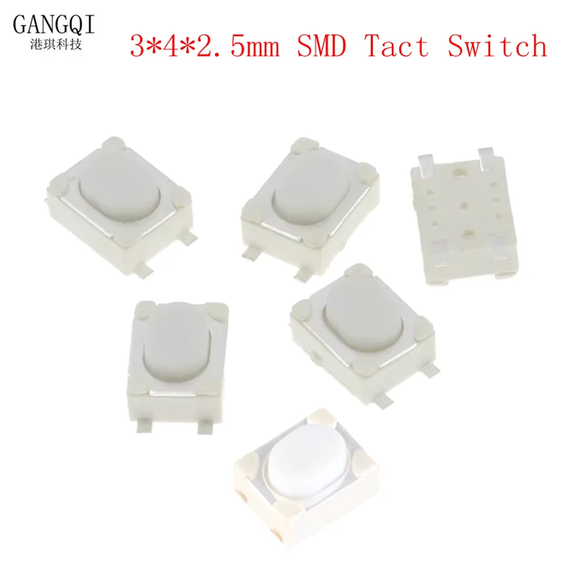 Everything I Learned Using 100 PCS of 3×4×2.5mm SMD Micro Switches with ...