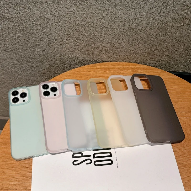 Ultra Thin Matte Candy Color Phone Case for iPhone 17 16E 16 15 14 Plus ...