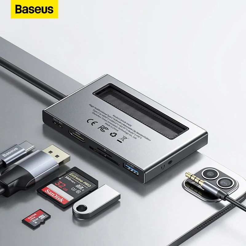 Baseus Hub Usb C Hub Para Hdmi-compatível Com Usb 3.0 100w Porta Pd ...