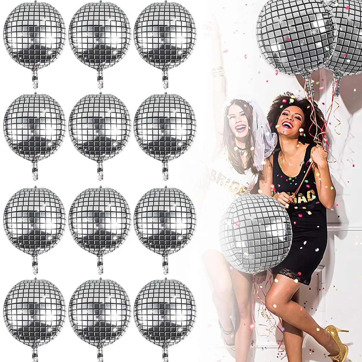 Globos-de-aluminio-reutilizables-para-discoteca-globos-de-helio-de ...