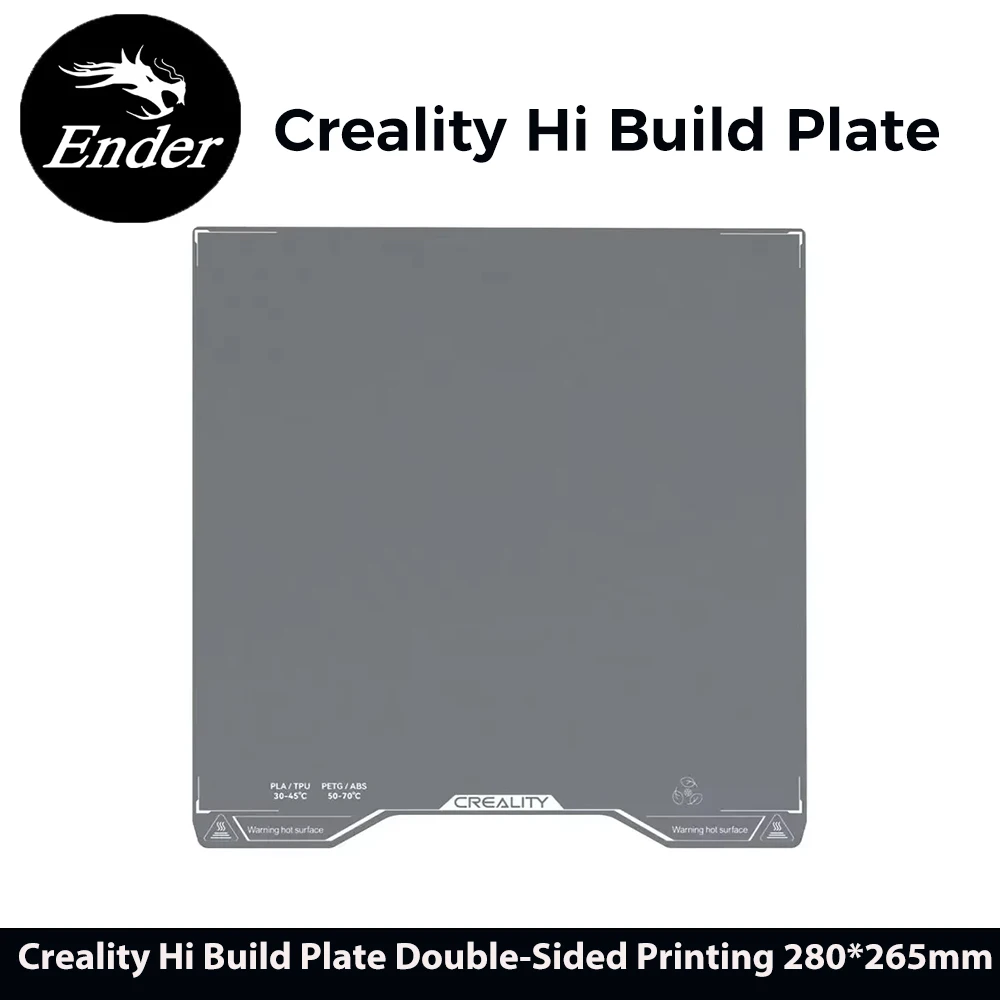Creality-Hi Build Plate Low Temperature Cold Printing High Adhesion ...