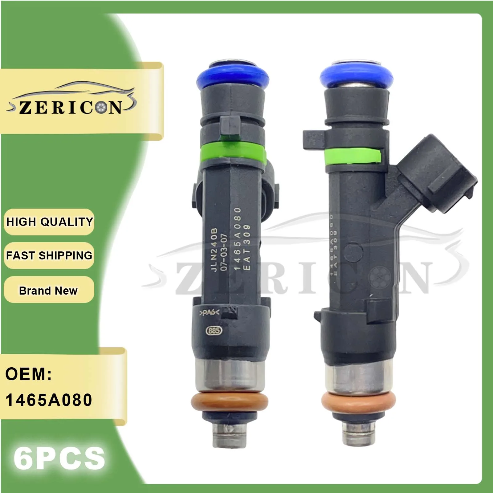 6pcs-1465A080-Fuel-Injector-Nozzle-Brand-New-146-5A0-80-for-Mitsubishi ...