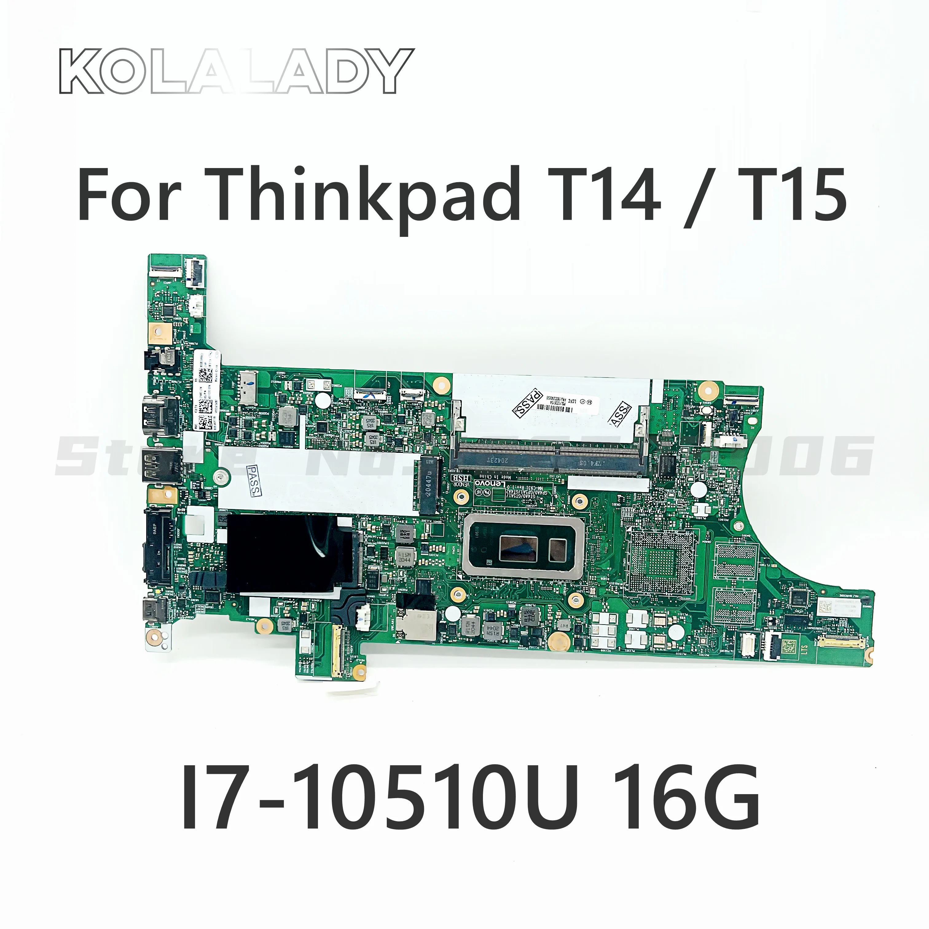Placa base para portátil Lenovo ThinkPad T14 Gen 1 T15, con I7 10510U ...