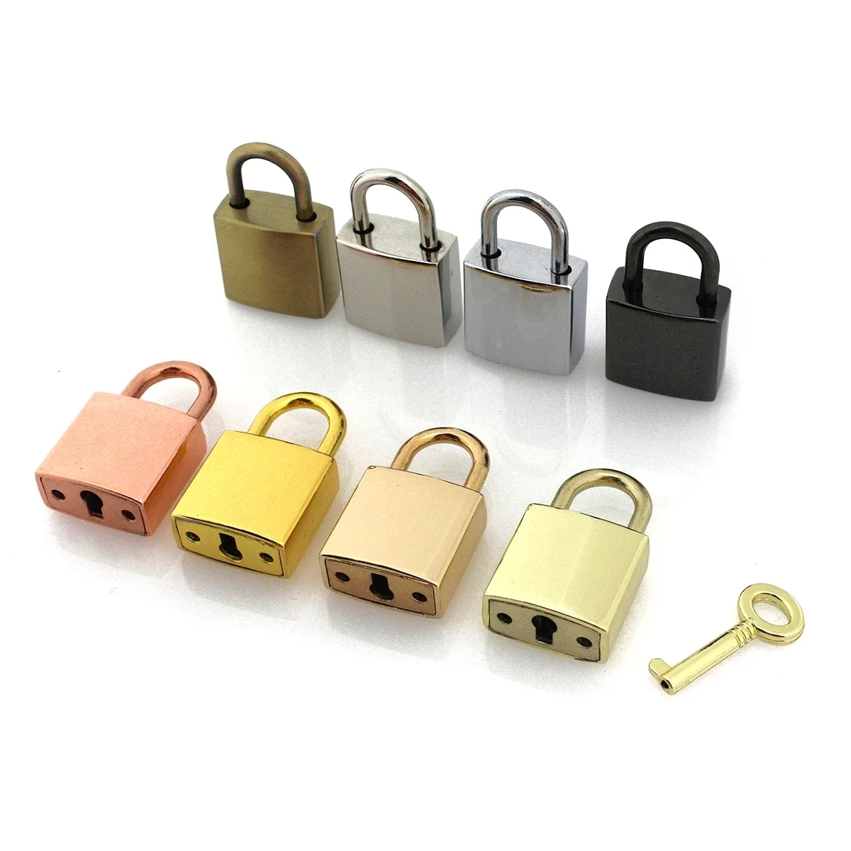 1piece Metal Padlock Bag Lock with Key Closure Clasp Buckle for Bag ...