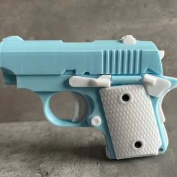 3D Gravity Knife Baby 1911 Edc Toy Gun Model Cannot Shoot 3D Printing Fidget Toy For Kids Adults ...