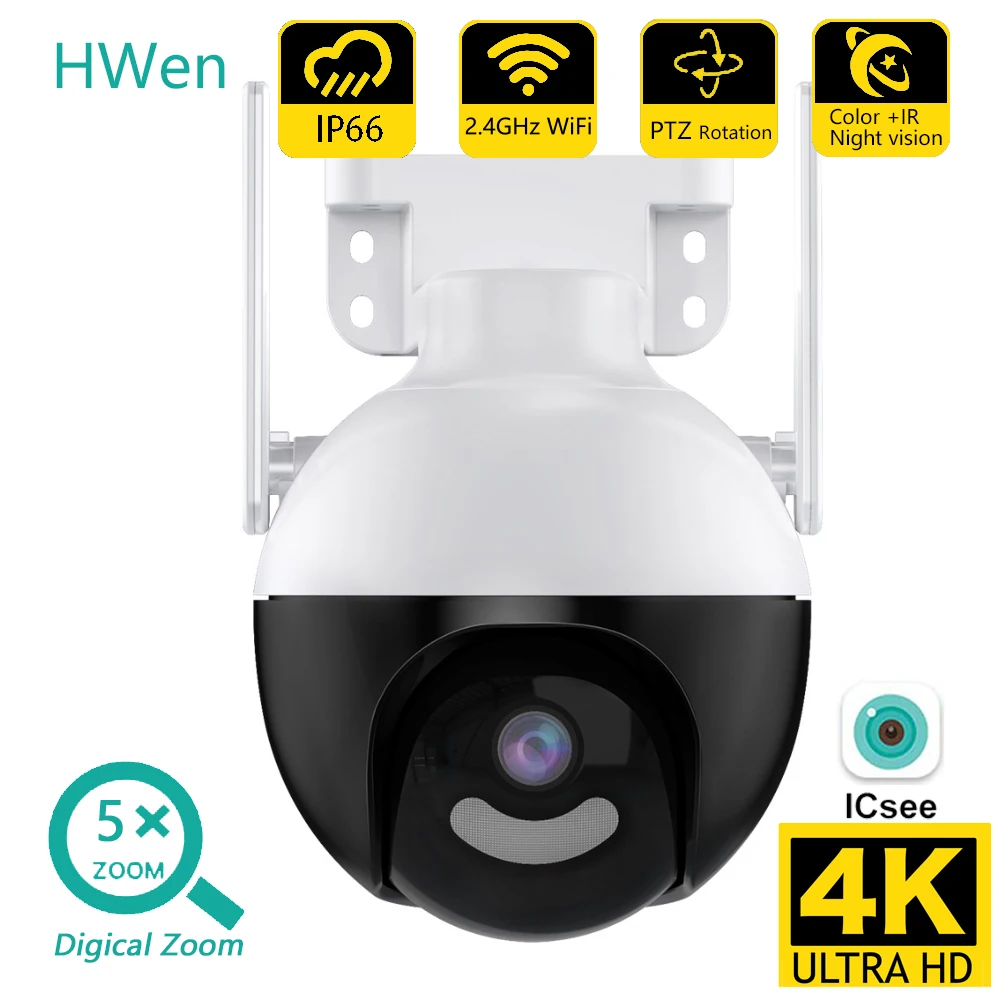 4K-8MP-PTZ-IP-Camera-Wireless-Dome-WIFI-Surveillance-Camera-CCTV ...