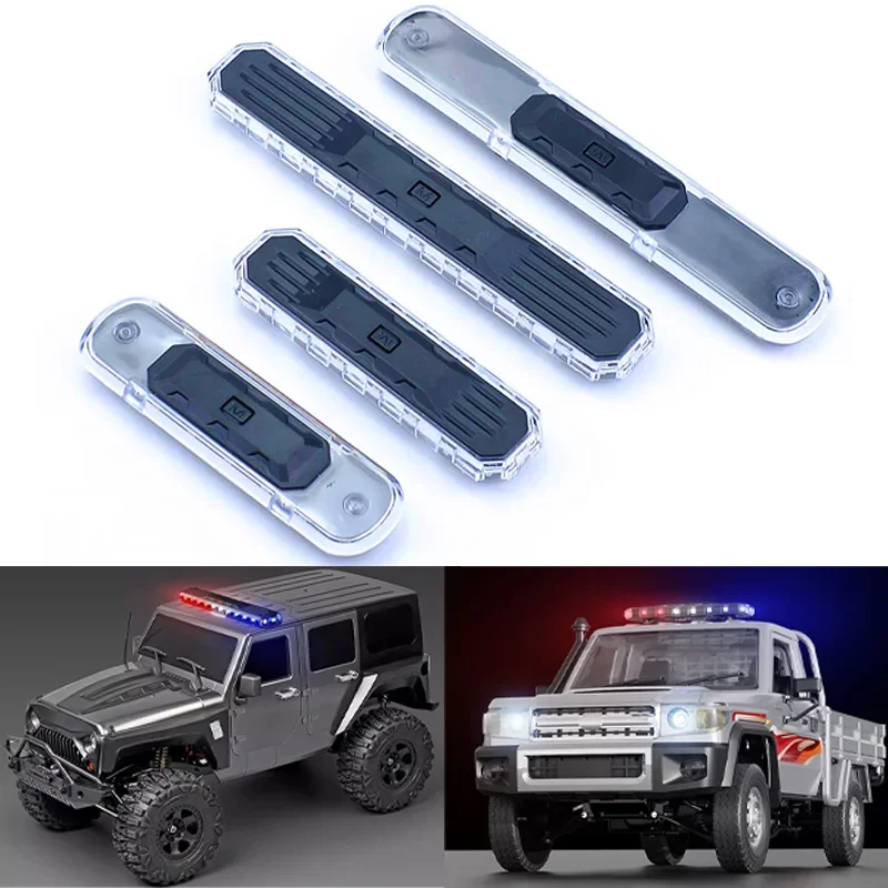 Model Car LED 5V Roof Engineering Lights Police Car Lamp Flash for 1/10 ...