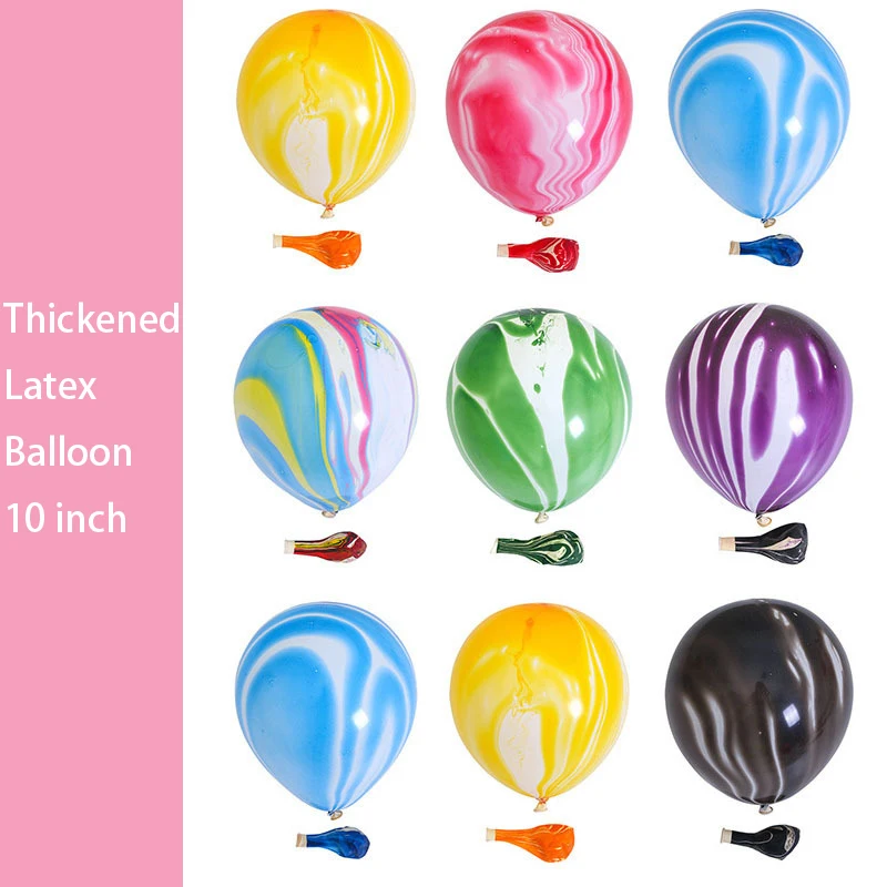 100pcs-Thickened-Onyx-Latex-Balloon-Colorful-Balloon-10-Birthday-Party ...