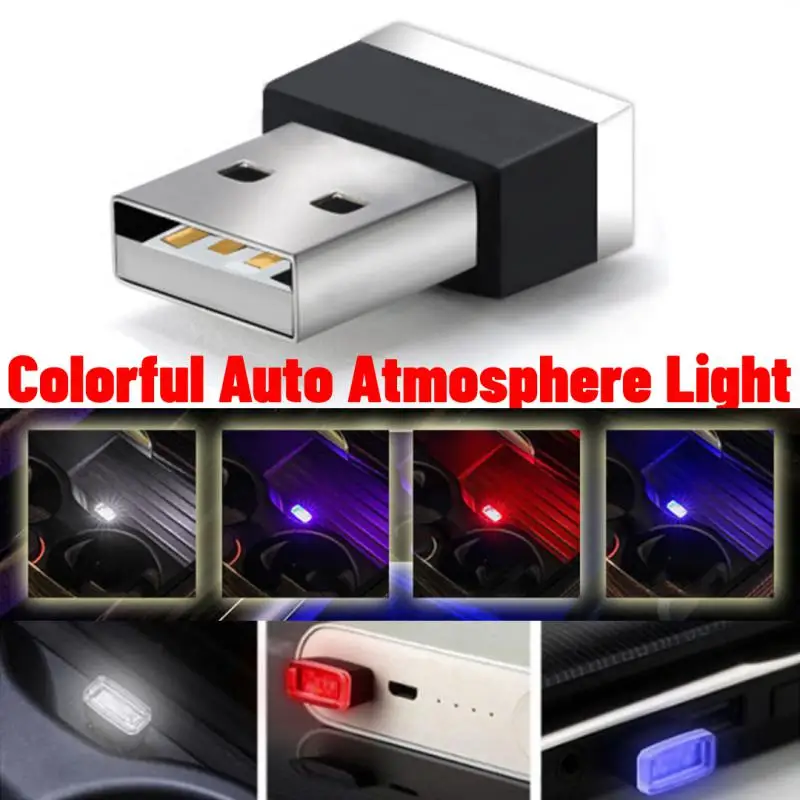 Mini-USB-LED-Car-Light-Auto-Atmosphere-Neon-Light-Plug-And-Play ...