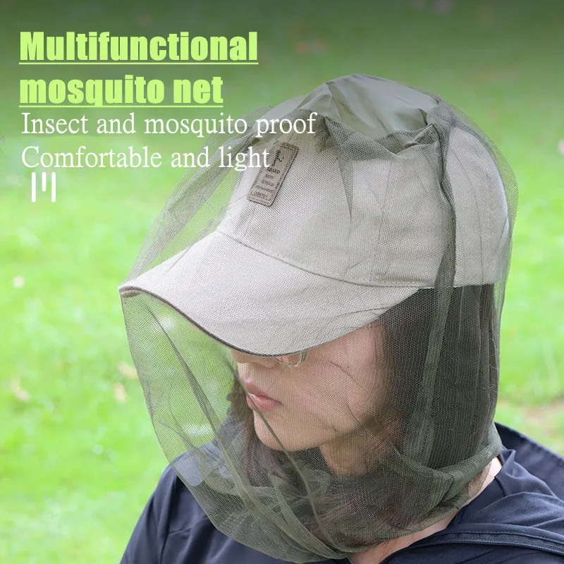 1-2Pcs-Outdoor-Head-Face-Mask-Hat-Net-Cover-Anti-mosquito-Cover ...