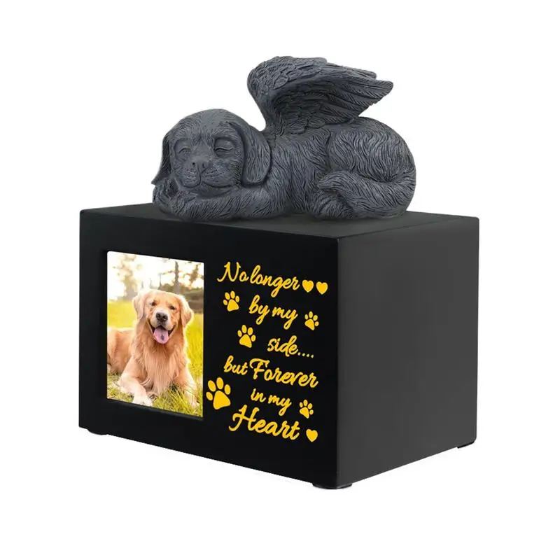 Pet Memory Urn Dog Urn Wooden Pet Ashes Box Pets Funerary Caskets ...