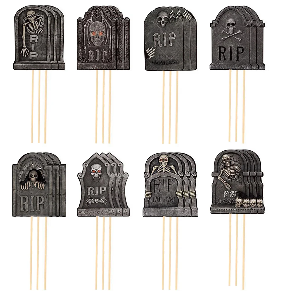 Tombstone Cupcake Picks