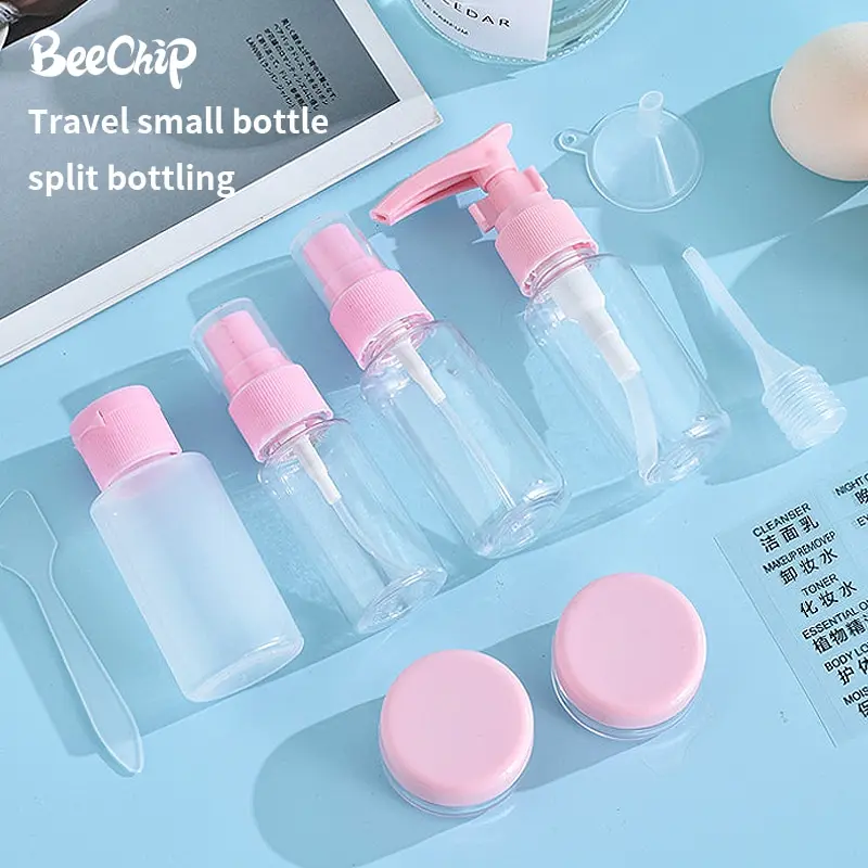 9 PCS Travel Dispensing Bottles Spray Bottles Lotion Bottles Cosmetic ...