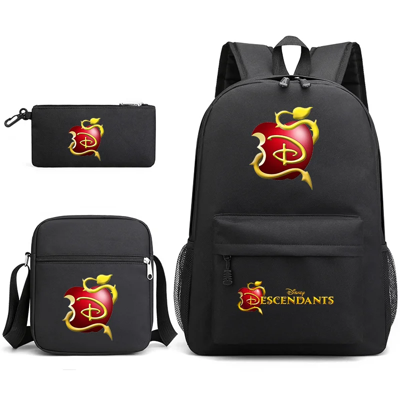3pcs Descendants Bookbag Kids Backpack Student Boys Girls School bags ...
