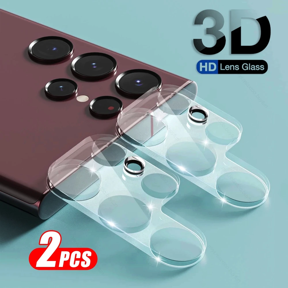 2PCS Camera Protectors Case For Samsung S23 Ultra Rear Lens Cover ...