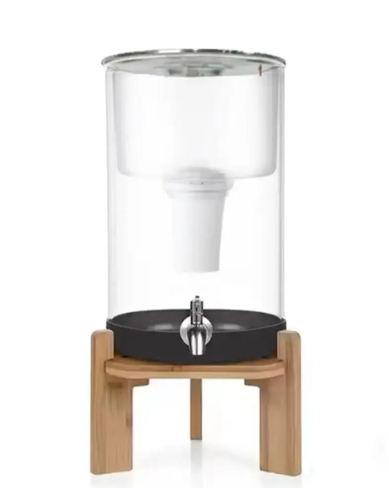 pH Recharge Glass Alkaline Water Filter Dispenser Countertop Water ...