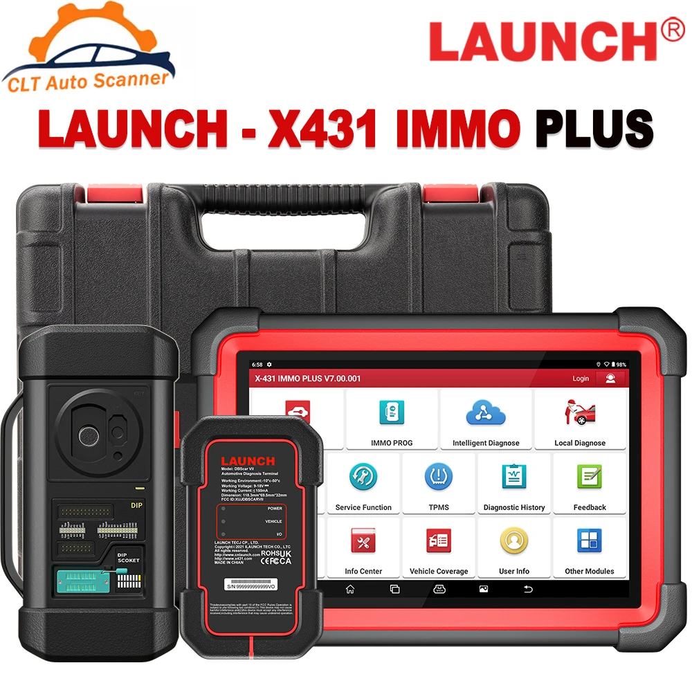 2023 LAUNCH X431 IMMO PLUS Car Key Programming Comes With X-PROG 3 ...