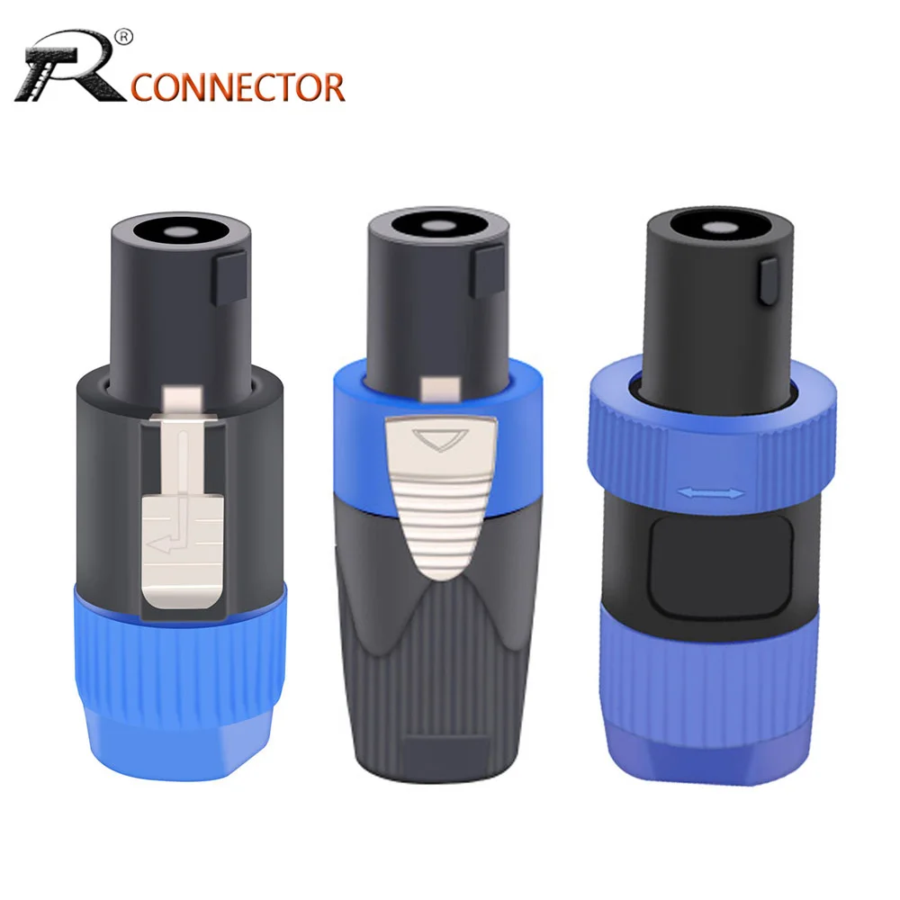 1pc-4Pins-Professional-Speaker-Powercon-Wire-Connectors-4Poles-Plug ...