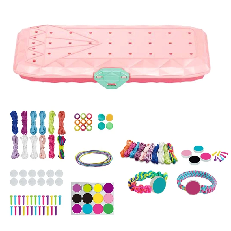 DIY-Hand-Rope-Braider-Set-Adjustable-Bracelets-For-Kids-Woven ...