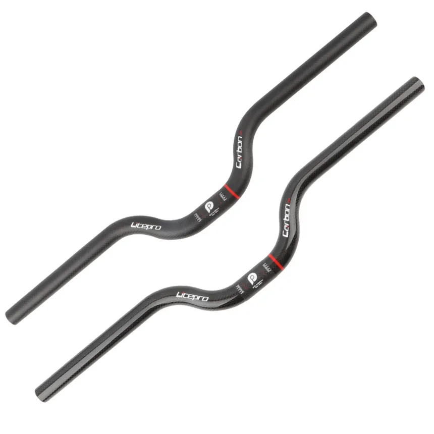 LP Litepro Bicycle M Handlebar Folding Bike Carbon Fiber For Brompton ...