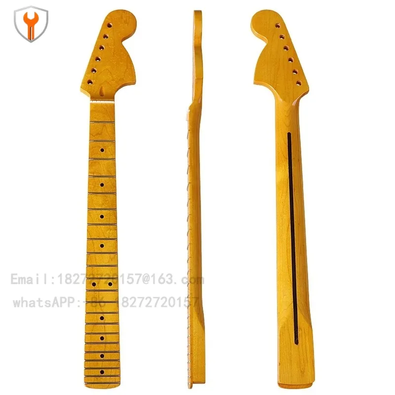 Electric guitar neck 6 strings 22 frets big head neck with maple bright ...