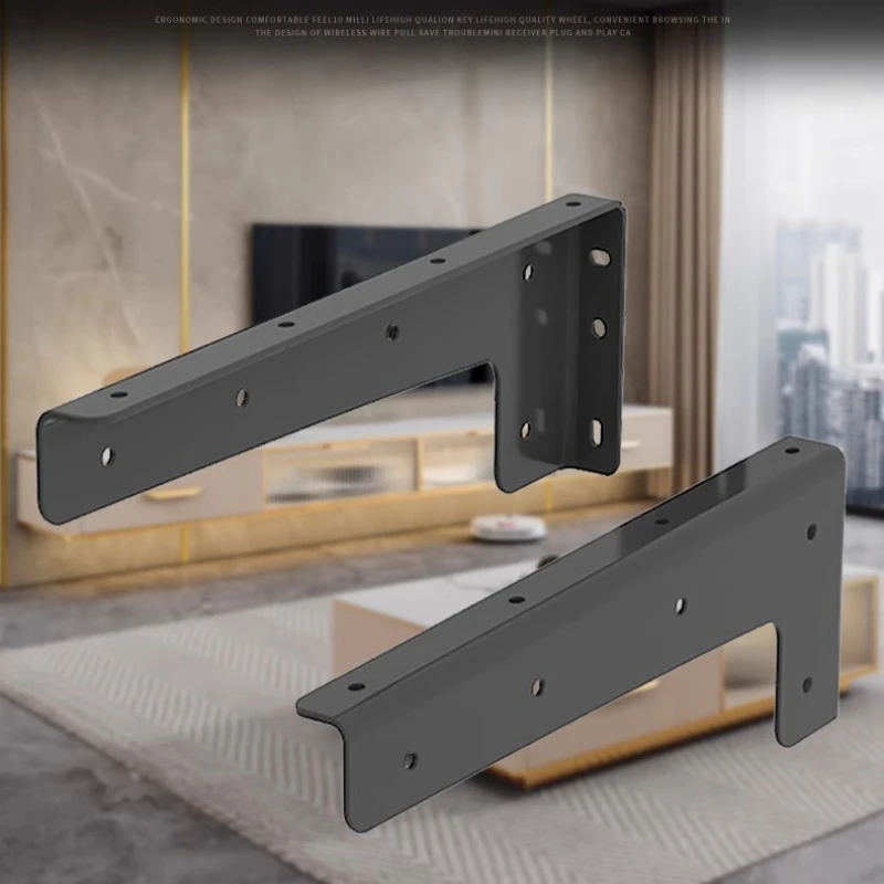 Heavy Duty Floating Bracket Invisible Wall Mounted Support for Cabinet ...