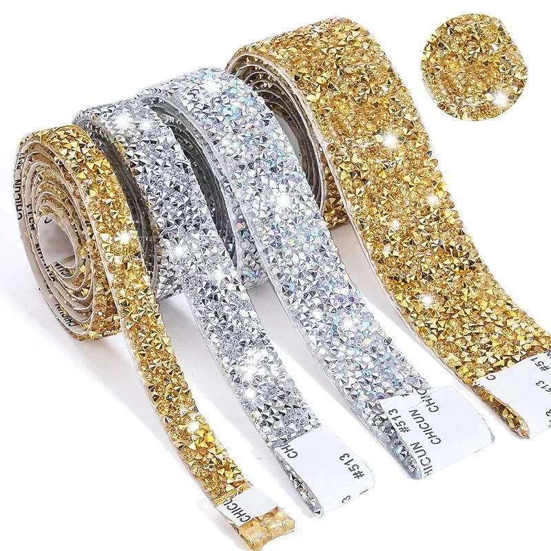 Self-Adhesive-Bling-Crystal-Rhinestone-Ribbon-Diamond-Sticker-Mix-Color ...