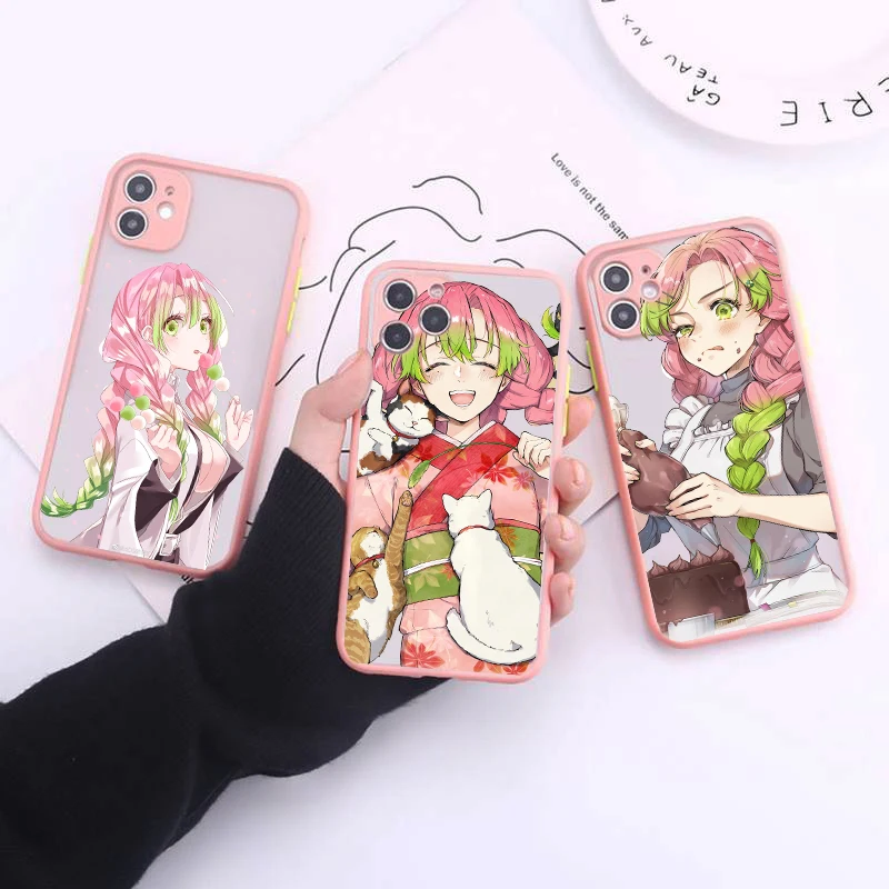 Mitsuri Kanroji Kimetsu No Yaiba Phone Case For Iphone 11pro 13 Mini 12 ...