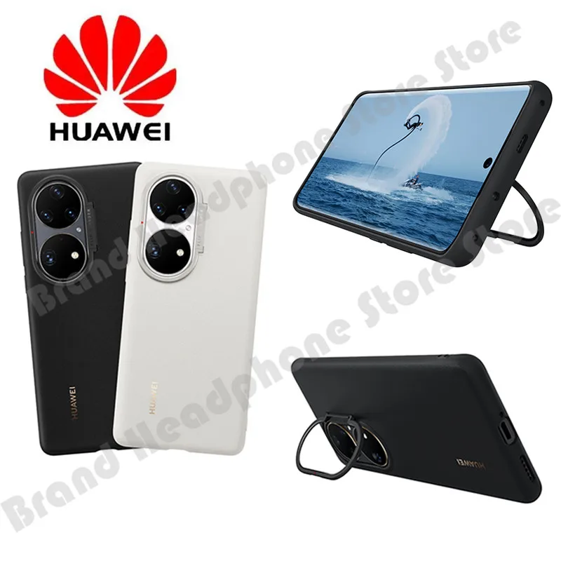 Funda de piel sintética con soporte para HUAWEI P50 / P50 Pro, Original ...