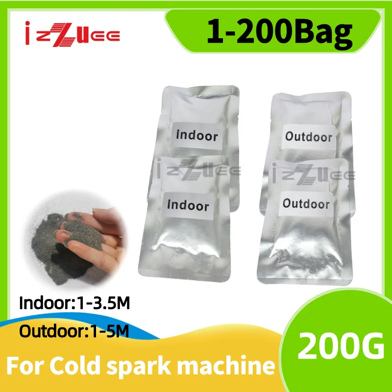 1-200-Bag-Ti-Powder-Cold-Spark-Machine-Wedding-Party-Events-200g-Safe ...