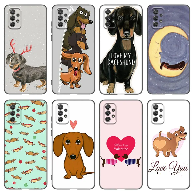Dachshund-Dog-Love-Phone-Case-For-Samsung-Galaxy-A13-A22-A32-4G-A53-A73 ...