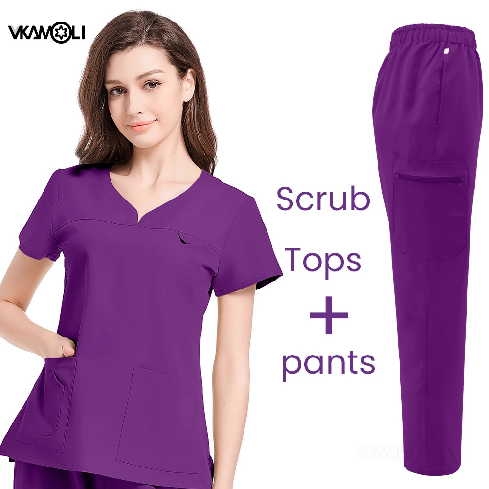 Women-s-Hospital-operating-room-Work-Uniform-Elastic-and-Comfortable ...