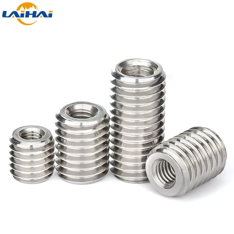 2-5pcs-304-Stainless-Steel-Inside-Outside-Thread-Adapter-Screw-Nuts ...
