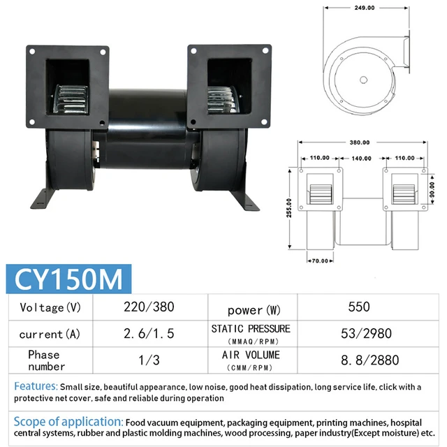 Small Centrifugal Fans
