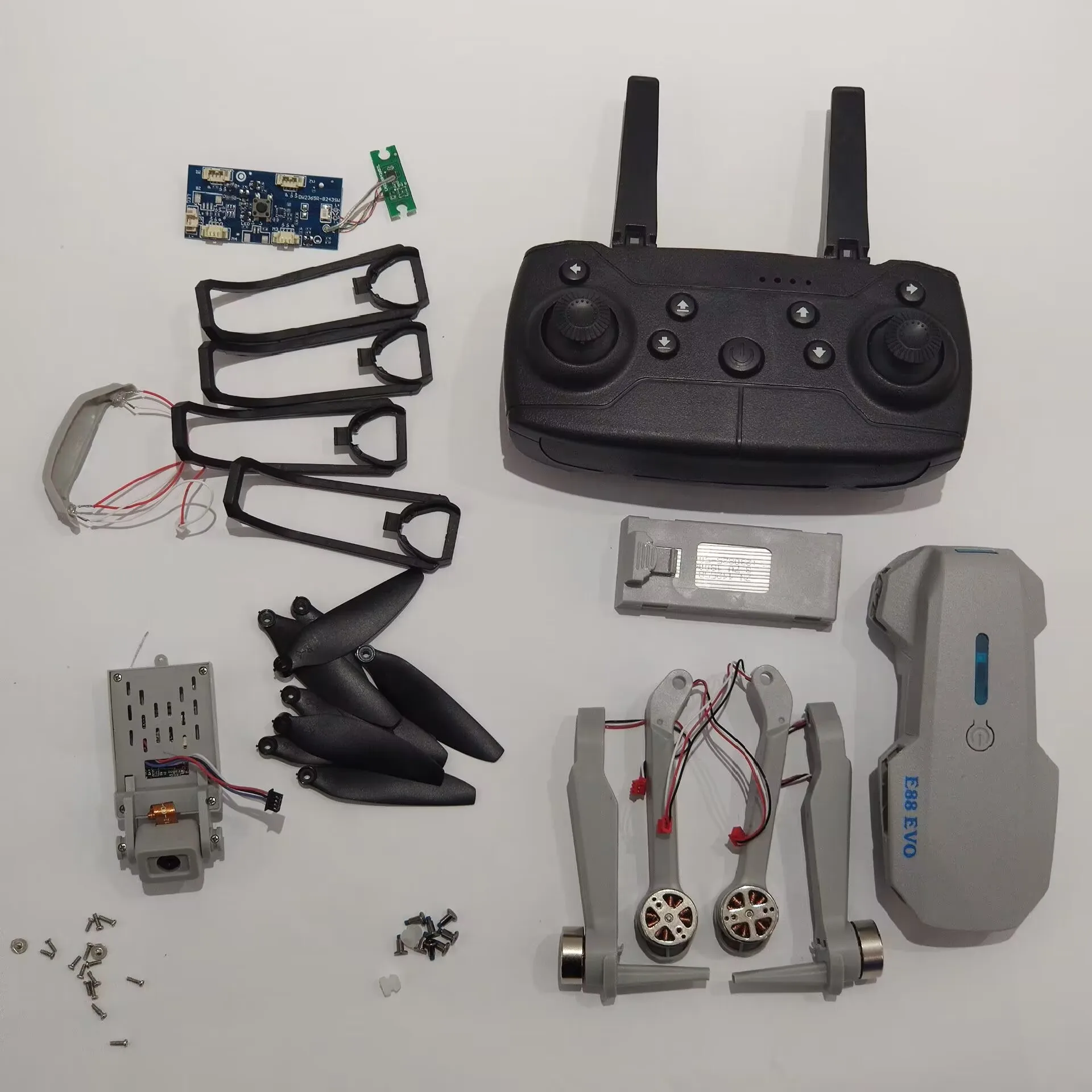 Grey-Color-E88-EVO-Brushless-Folding-RC-Drone-Spare-Parts-Motor-Arm ...