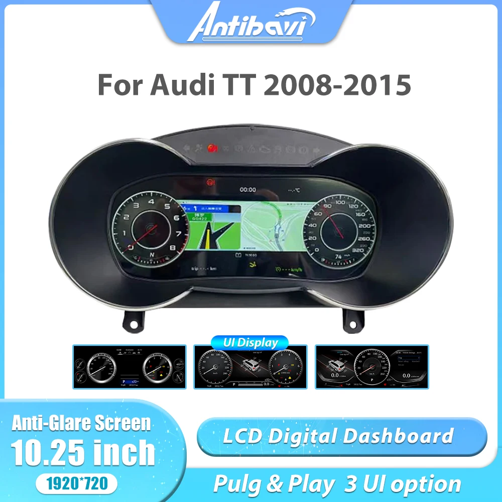 Panel-Digital-Prelingcar-para-Audi-TT-Panel-Lcd-de-10-25-pulgadas-veloc ...