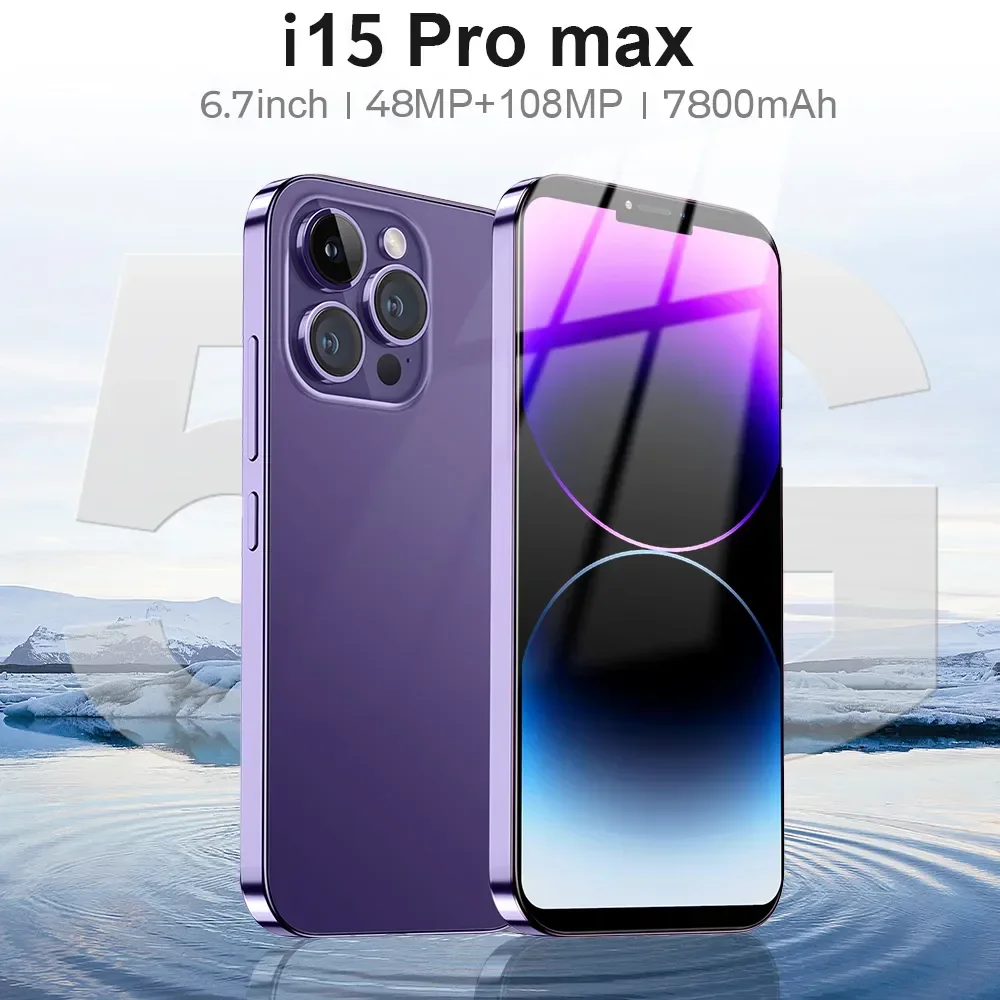 Desbloqueado-i15-Pro-Max-Smartphone-Telem-veis-Android-Dual-Sim-Card ...