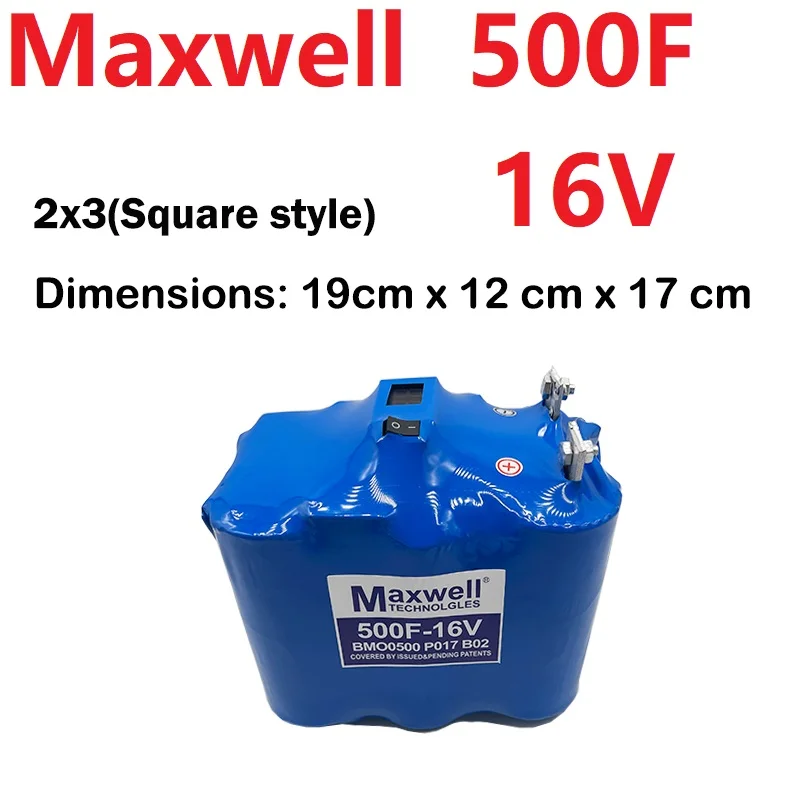 Maxwell-500F-16V-Super-Farad-Capacitor-Automobile-Rectifier-2-7V-3000F ...
