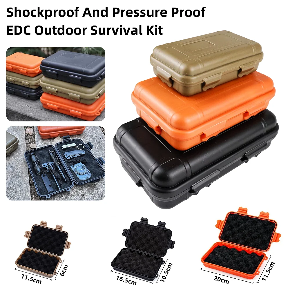 S-L-XXL-Size-Outdoor-Plastic-Waterproof-Sealed-Survival-Box-Container ...