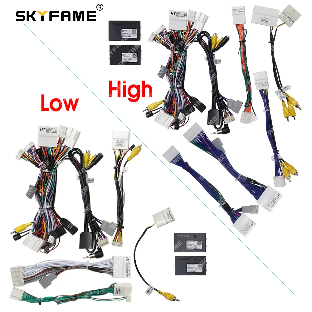 Skyfame Car 16pin Wiring Harness Adapter Canbus Box Decoder For ...