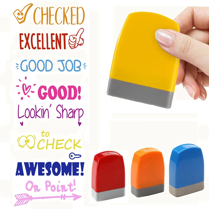 new teacher stamp Great Job school Teachers Self Inking Praise Reward ...