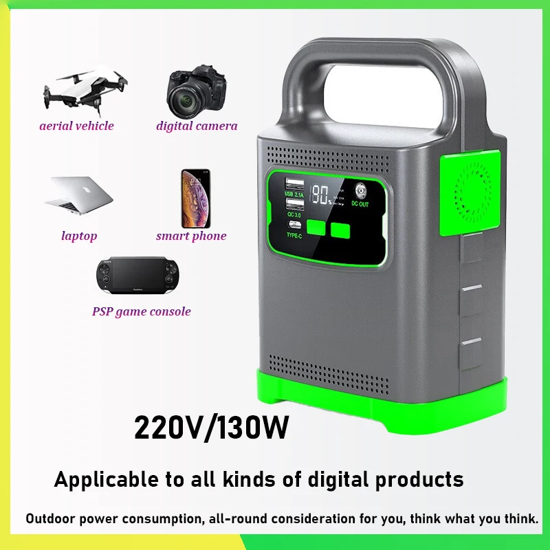 Portable-Power-Station130W-28800mAh-Lithium-Polymer-Outdoor-Camping ...