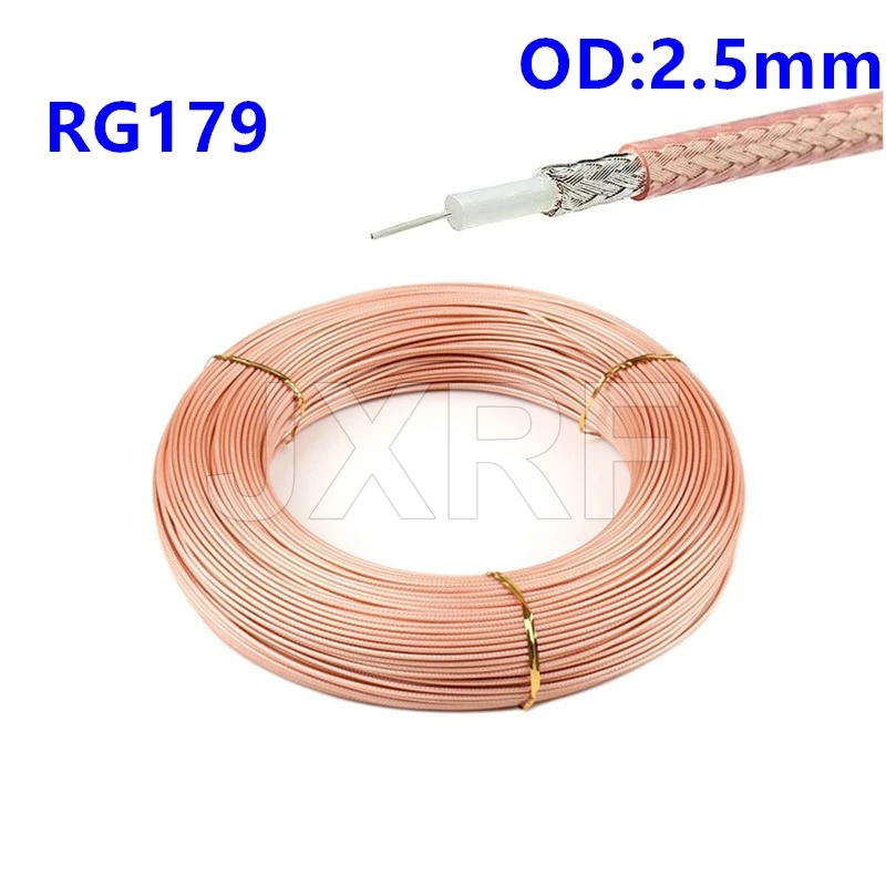 10-meters-RG179-Thin-Coax-Cable-75-Ohm-RG179-Coaxial-Cable-Low-Loss-for ...