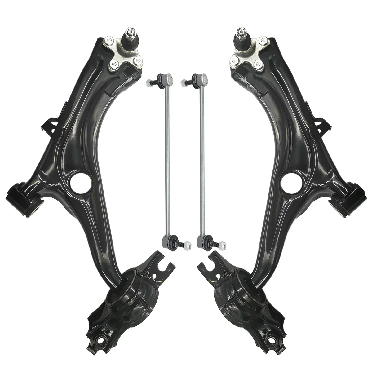 Punino-4pcs-Front-Lower-Control-Arms-Stabilizer-Links-Ball-Joints-Set ...