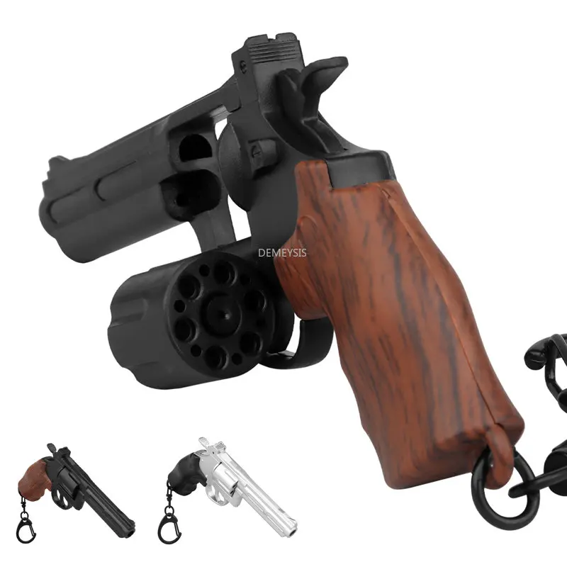Tactical-Revolver-Pistol-Key-Ring-1-4-Mini-Pistol-Shape-Keychain ...