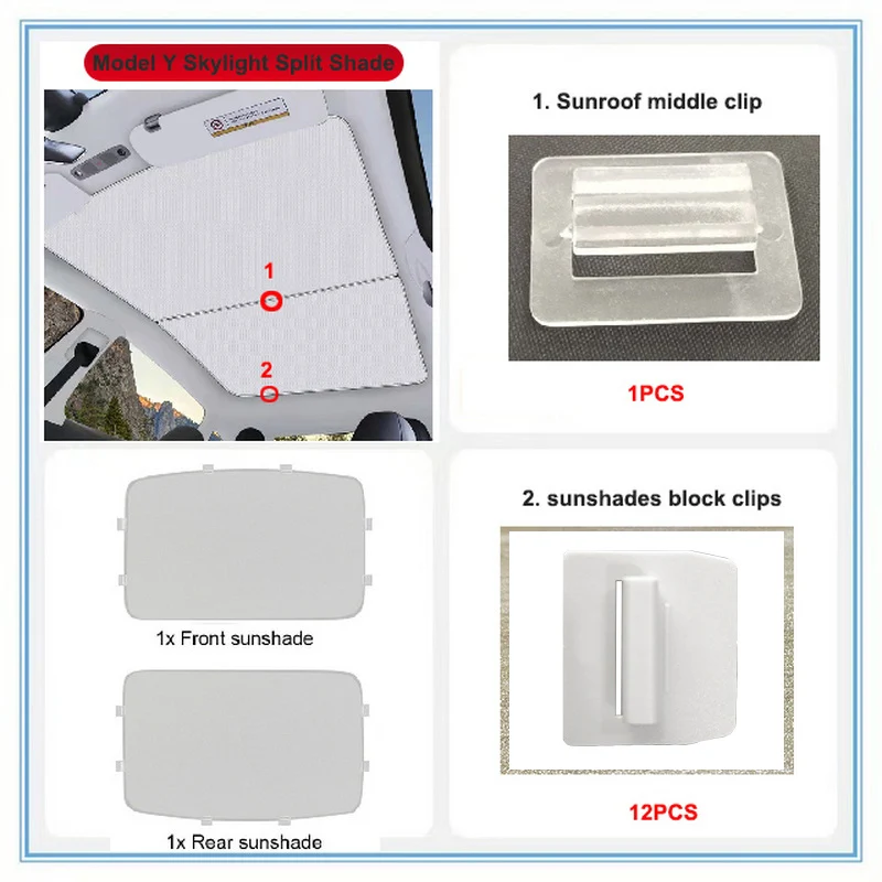 for-Tesla-Model-Y-S-X-3-skylight-Split-shade-windows-sunshades-sun ...